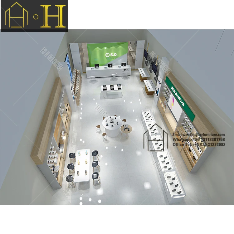 Mobile Phone Shop Design - Custom Retail Display Fitting