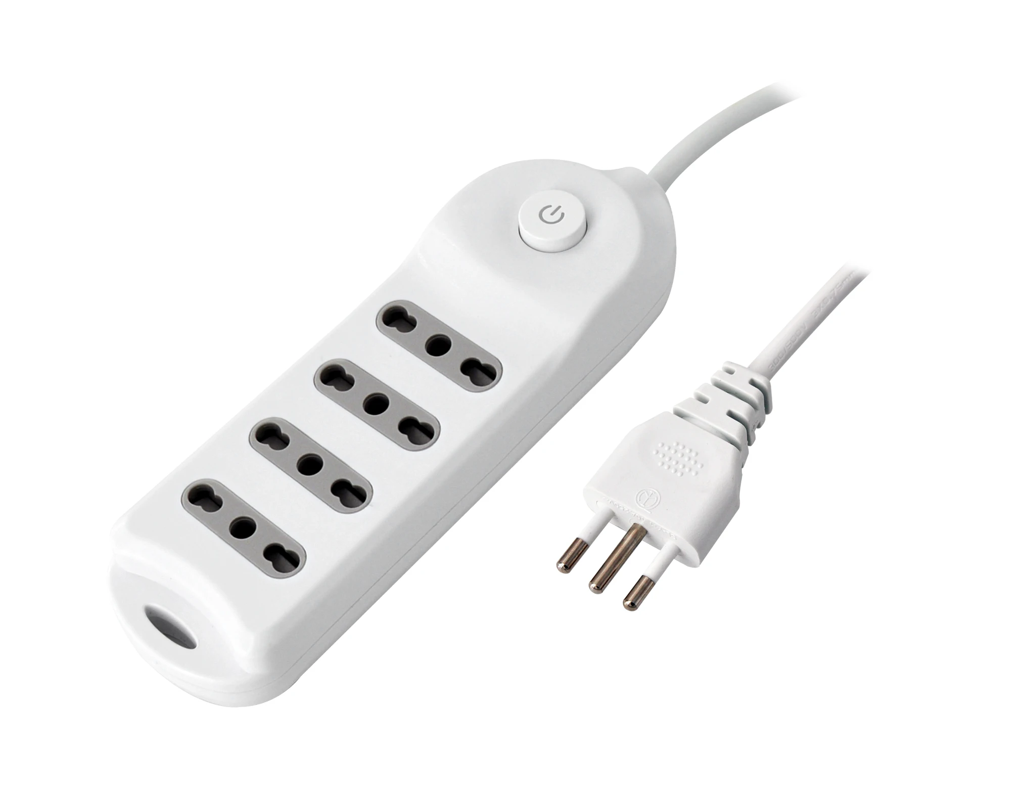 Multi Power Socket Italian Bicolor Socket 10/16A Bipasso