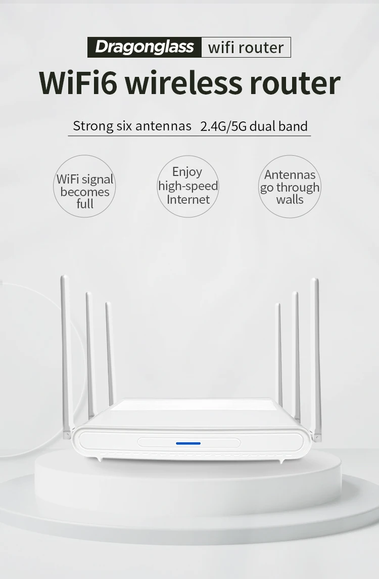 Dragonglass Ax3000 Wifi 6 Router Dual-band Gigabit 5g Wireless Wifi 6 Mesh Router For Home ...