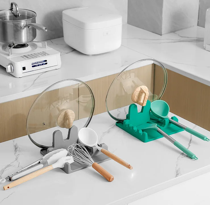 Folding Kitchen Organizer For Spatula Rack Spoon Holder Stand Spoon Pot ...