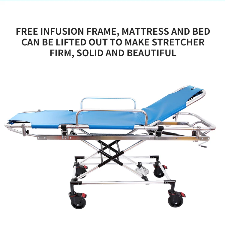 Kasur tandu ambulans transportasi pasien pertolongan pertama tempat ...