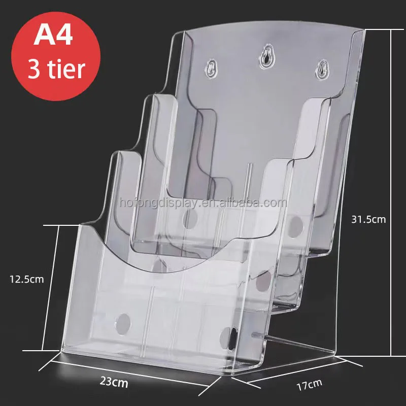 A4 A5 A6 Wholesale Multiple Pocket Leaflet Shelf Holder Countertop ...