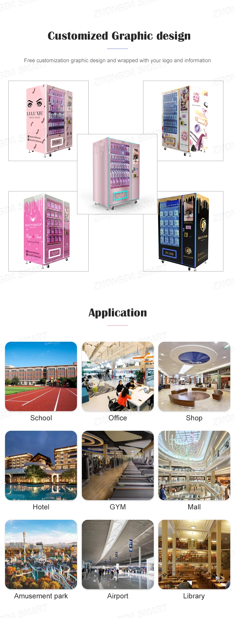 Oem Odm Intelligent Custom Vending Machine For Sale Snack Machines For ...