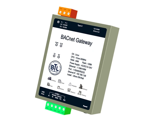 BTL-Modbus RTU/TCP to BACnet IP gateway BACnet MSTP to BACnet IP Router ...