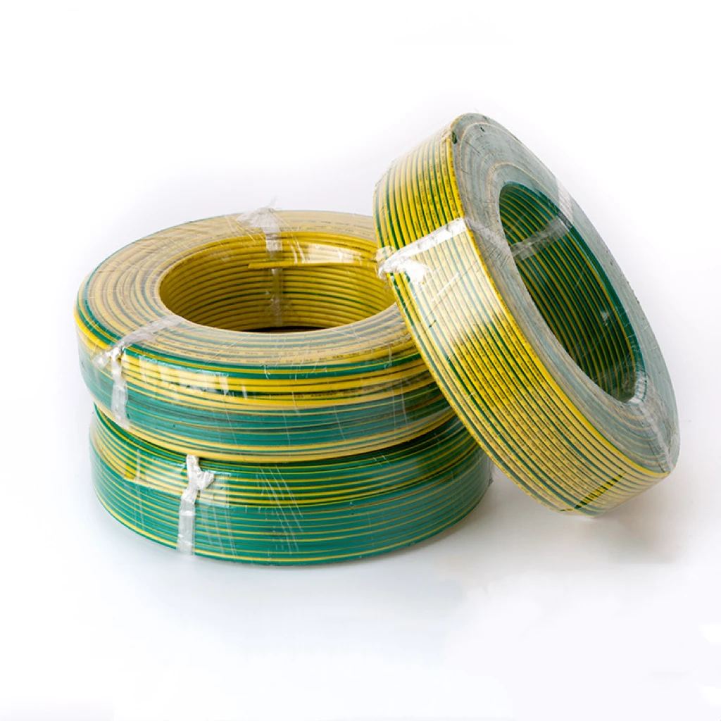 Earth Yellow Green Wire Copper Ground Earth Cable 35mm 50mm Electrical ...