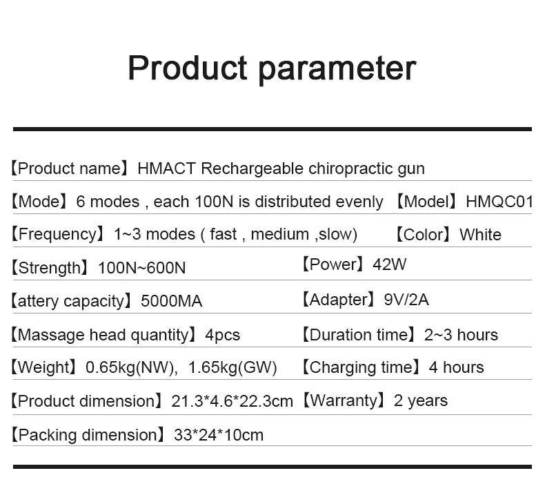Cordless Rechargeable Chiropractic Impulse Gun Spine Adjusting Tool ...