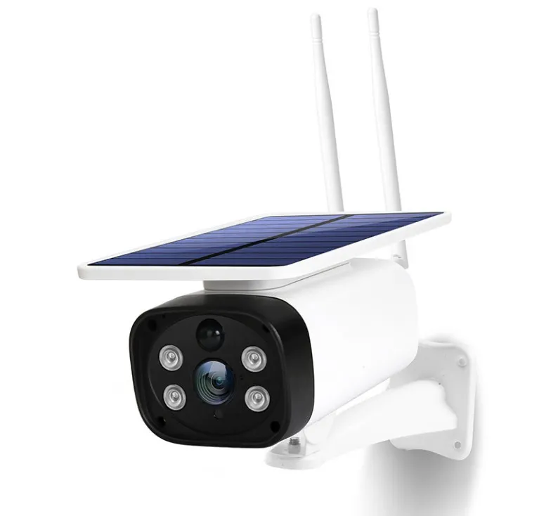 Outdoor Solar Surveillance Wifi Cctv Camera Security 4g 3g Solar Camera ...