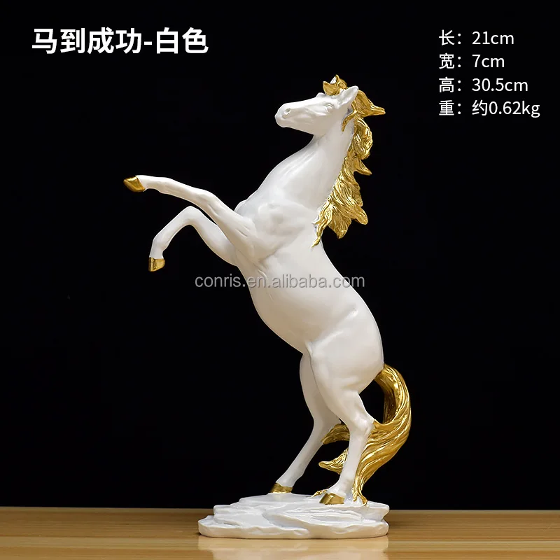 Custom Animal Polyresin Figurine Horse Statue Decorations