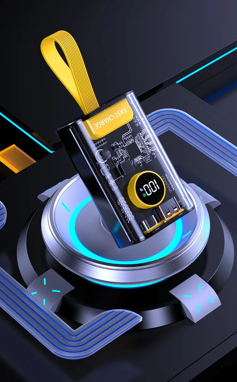 Punk Style Power Bank - 10000mah Fast Charge PD 22.5W