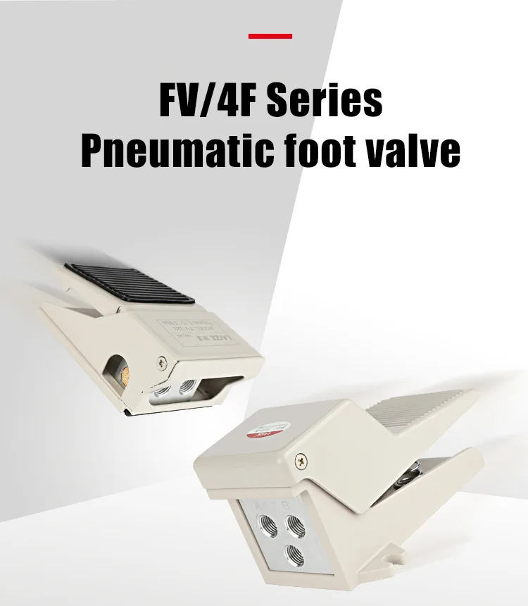 High Quality Air Pneumatic Foot Pedal Valve Fv320 Fv420 2-position 3-way/4-way Foot Operate ...
