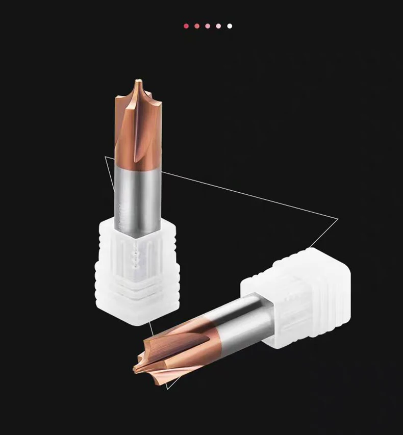 Carbide Radius Corner Rounding Cutter End Mill Cnc Tool Inner R1 R2 R3 ...