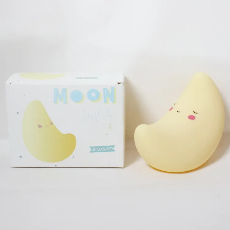 Amazon Hot Pvc Led Cute Kawaii Kids Decor Cartoon Animal Rainbow Moon ...