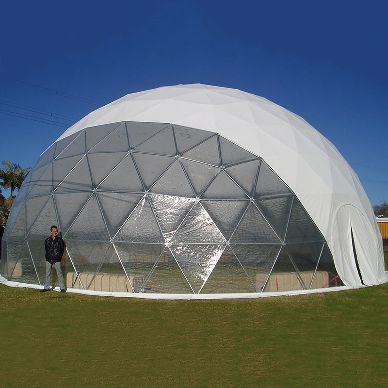 Large Steel Frame Fire Resistant Garden Soundproof Show Dome Tent For ...