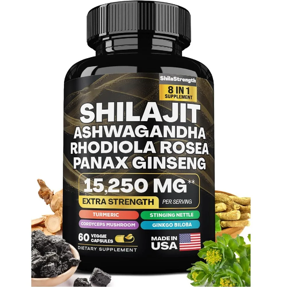 Oem Shilajit Capsule Himalayan Shilajit Resin Shilajit Extract Capsules With Ashwagandha ...