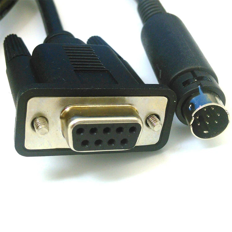 D-sub 9pin to Mini Din Cable - RS232 DB9 to PS2 USB Splitter