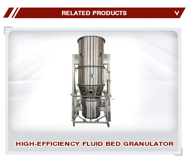 High Efficiency Fluidized Bed Dryer Spray Granulator For Factory - Buy ...