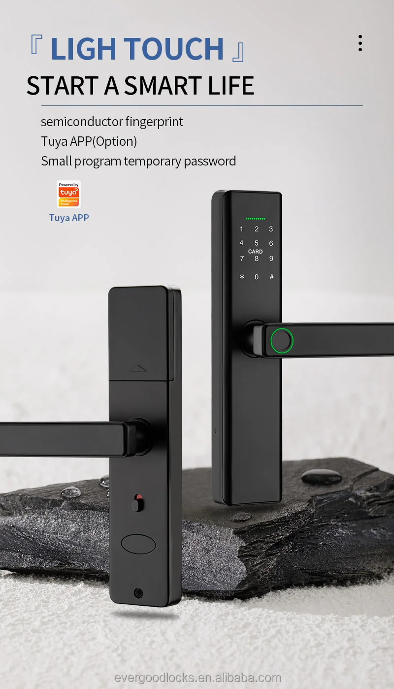 Tuya WIFI App High Security Electric Hotel Lock - EVERGOOD