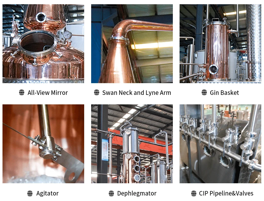 Distillery Equipment Copper Stills for Moonshine Multiply Alcohol Home ...