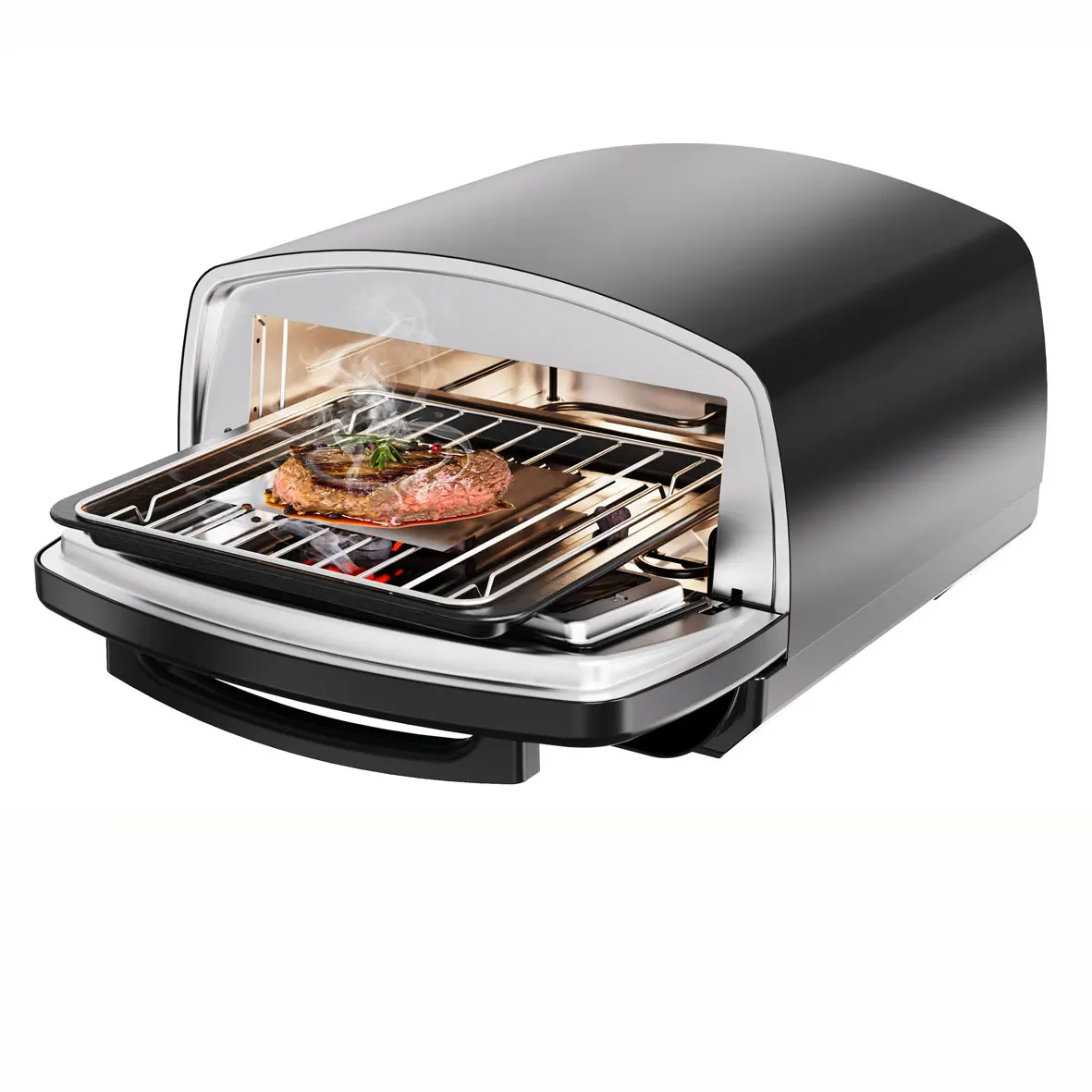 Smart Electric Pizza Oven - 450°C, Cooks in 90 Seconds, 1700W Power ...