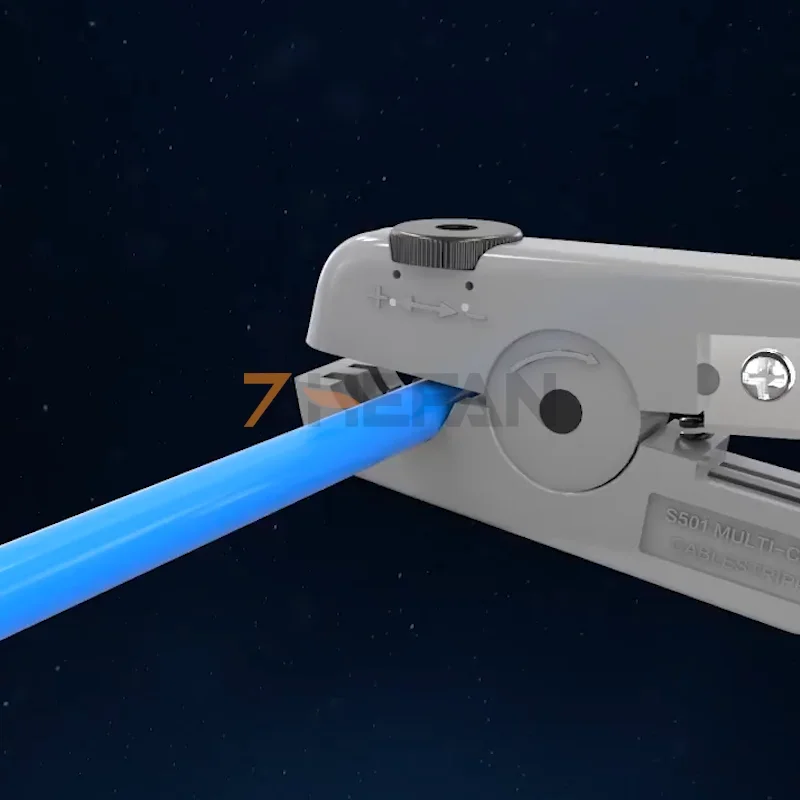 Rj45 Multi-conductor Cable Stripper Network Cable Crimping Tool Cable ...