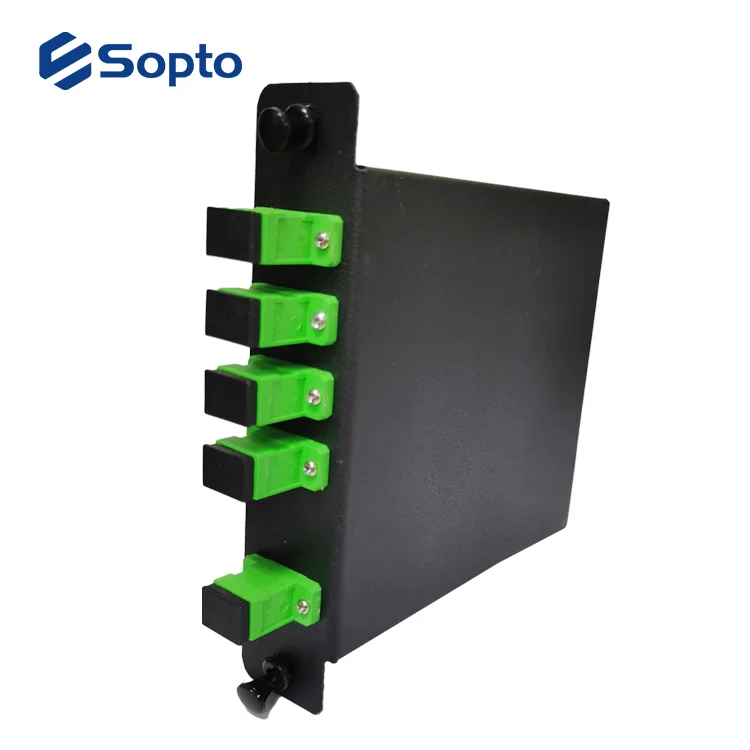 5 Port Fiber Termination Box Sc Type Indoor Suitable 1*4 Splitter Ftth ...