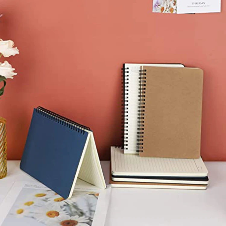 Vibrant Colors Kraft Paper Cover Customized Size Writing Pads & Double ...