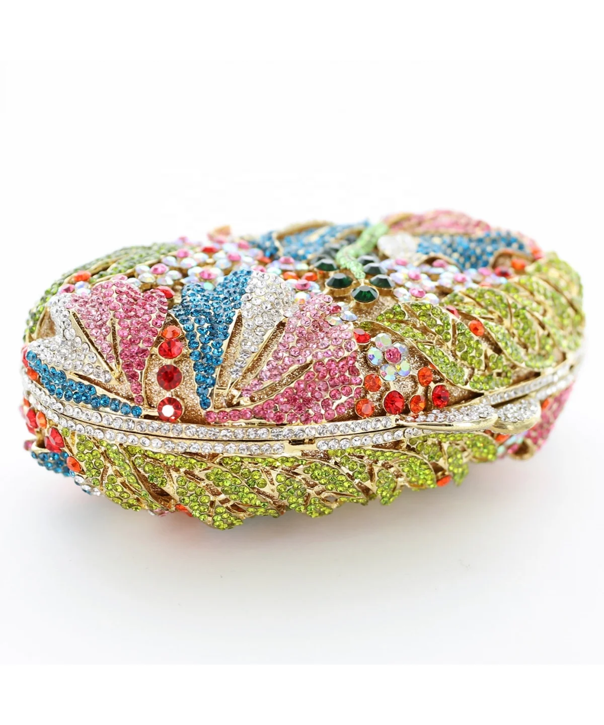 Alibaba.com: Flower with Diamond Luxury Bags Blue Gem Bag Magnetic ...