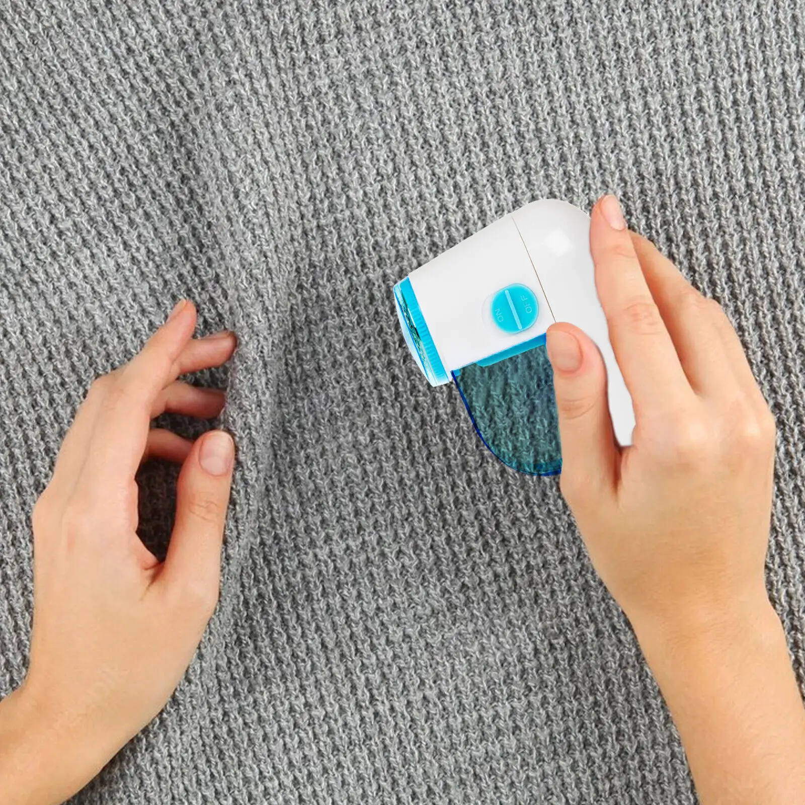 Electric Lint Remover Clothes Bobble Fluff Shaver Battery Operated ...