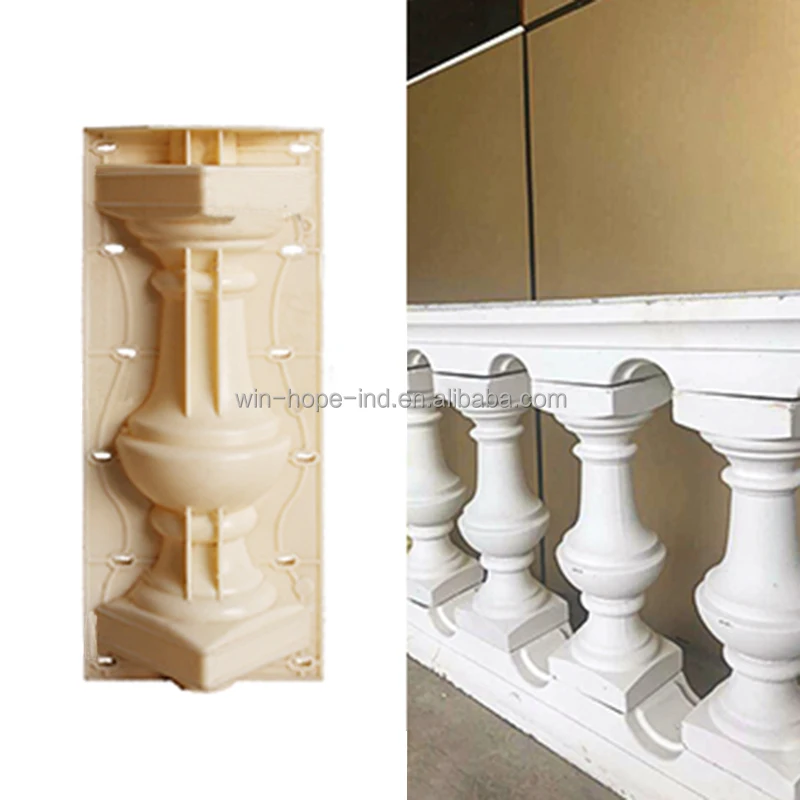 Durable Concrete Baluster Molds for Stair Railings
