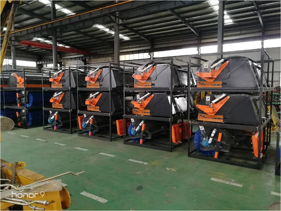 72 Inch Wide Steer Box Broom Sweeper Attachment Economy Series Pick Up ...