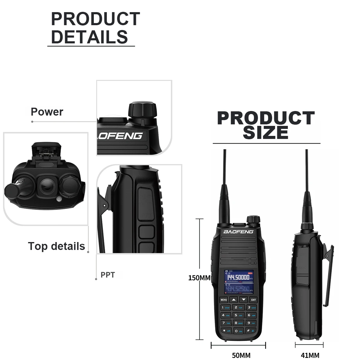 Baofeng UV-29 - Versatile 5 Watt Two-Way Radio for Long Range