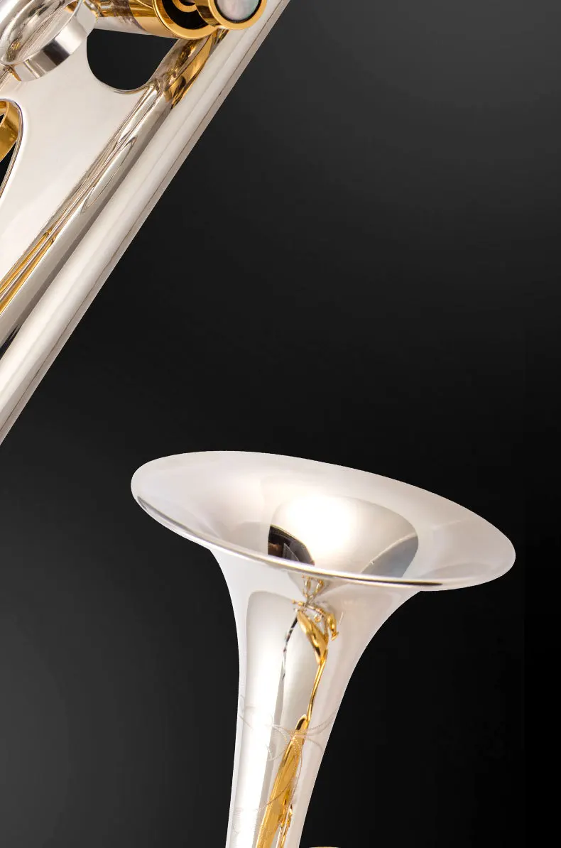 Silver Plated Gold Key Trumpet - Professional Beginnings