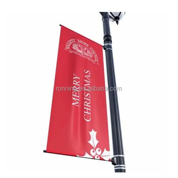Fast Delivery 18" Street Light Pole Banners - Premium Vinyl