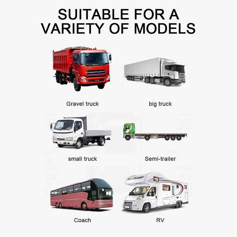 TPMS Semi Truck 6-24 Wheels - Real Time Tire Pressure Monitor