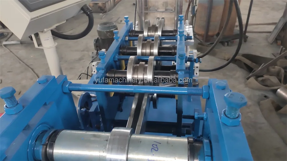 Guide Rail Roller Shutter Door Track Channel Roll Forming Machine - Buy Track Roll Forming ...