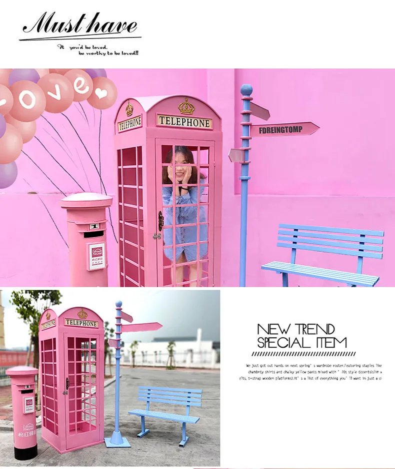 Telephone Booth Art - Custom Flower Telephone Installation
