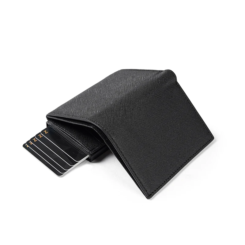 Custom Modern Smart Wallet - Magnetic RFID PU Leather
