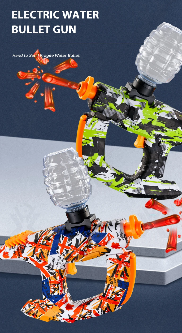Chengji Outdoor Shooting Game Electric Splatter Crystal Soft Bomb Water ...