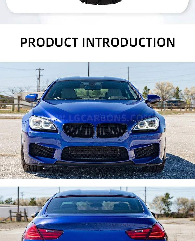 M6 Body Kits Front Bumper Rear Bumper Side Skirts 6 Series F06 F12 F13 ...