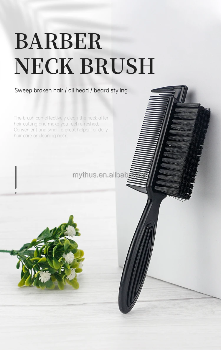 New Design Hairstyling Brush Combine Comb Black Bristle Double-sided ...