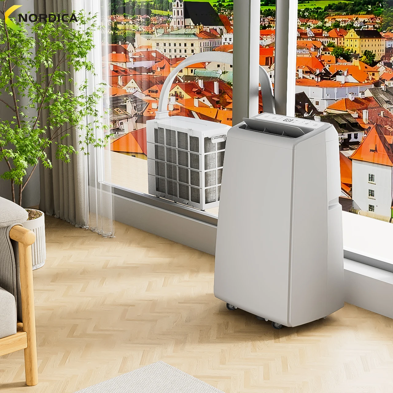 12000btu DC Inverter Portable Air Conditioner - Cool/heat