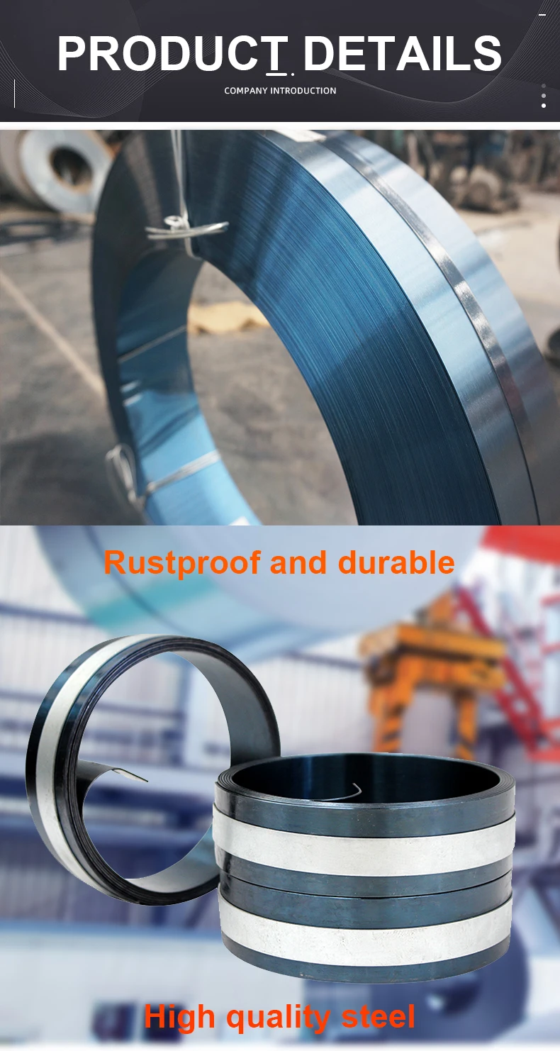 1.4*45mm Rolling Shutter Door Spring 65mn Spring Steel Strip Grey Blue ...