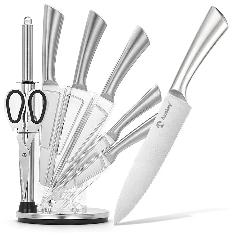 8 Pcs Kitchen Knife Set - High Carbon Stainless Steel