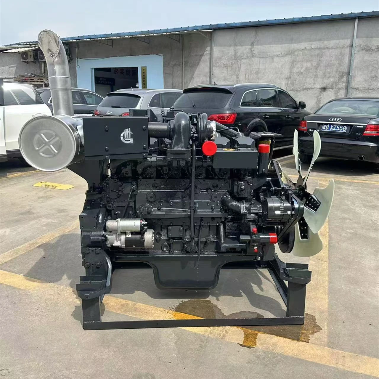 SAA6D125E-3 Diesel Engine Assembly for Komatsu Wheel Loaders