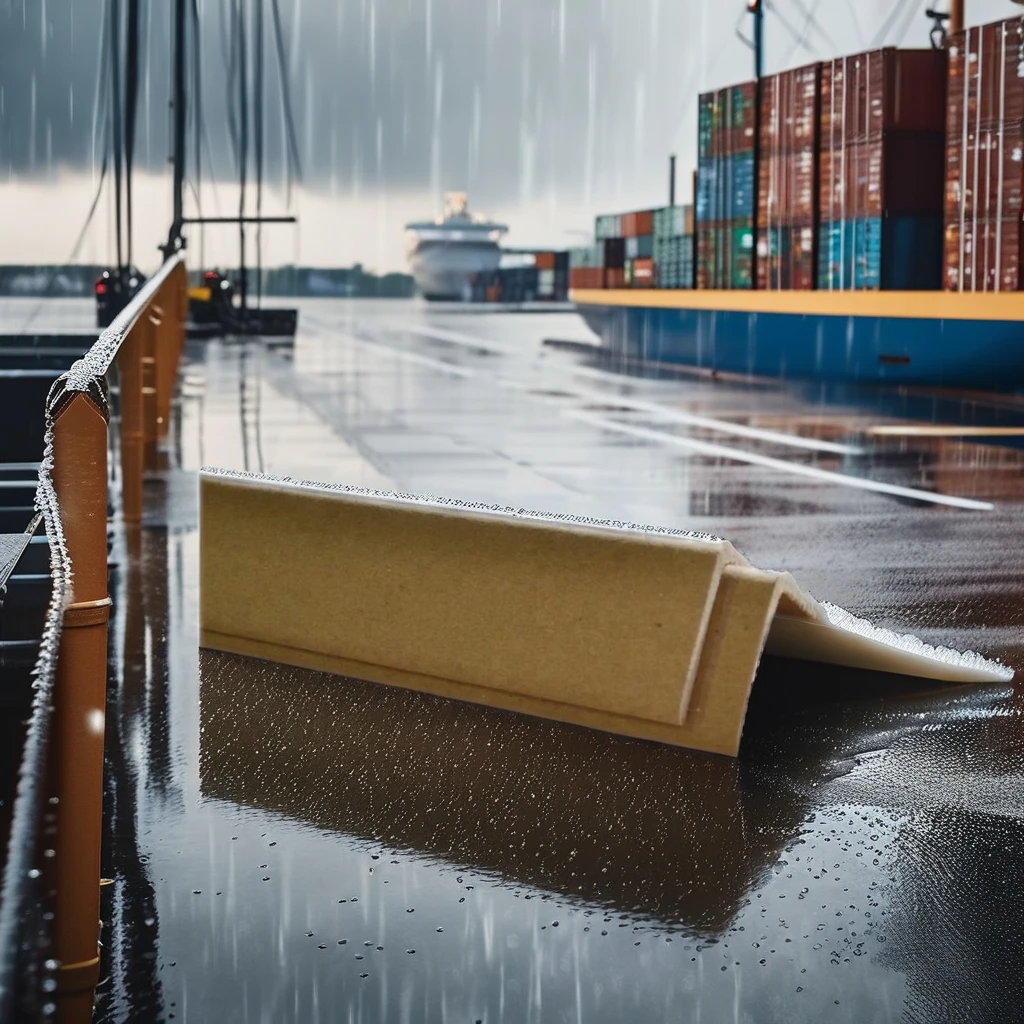 Custom Plastic Pallet Packing Edge Corner Protector Kraft Paper and PP ...