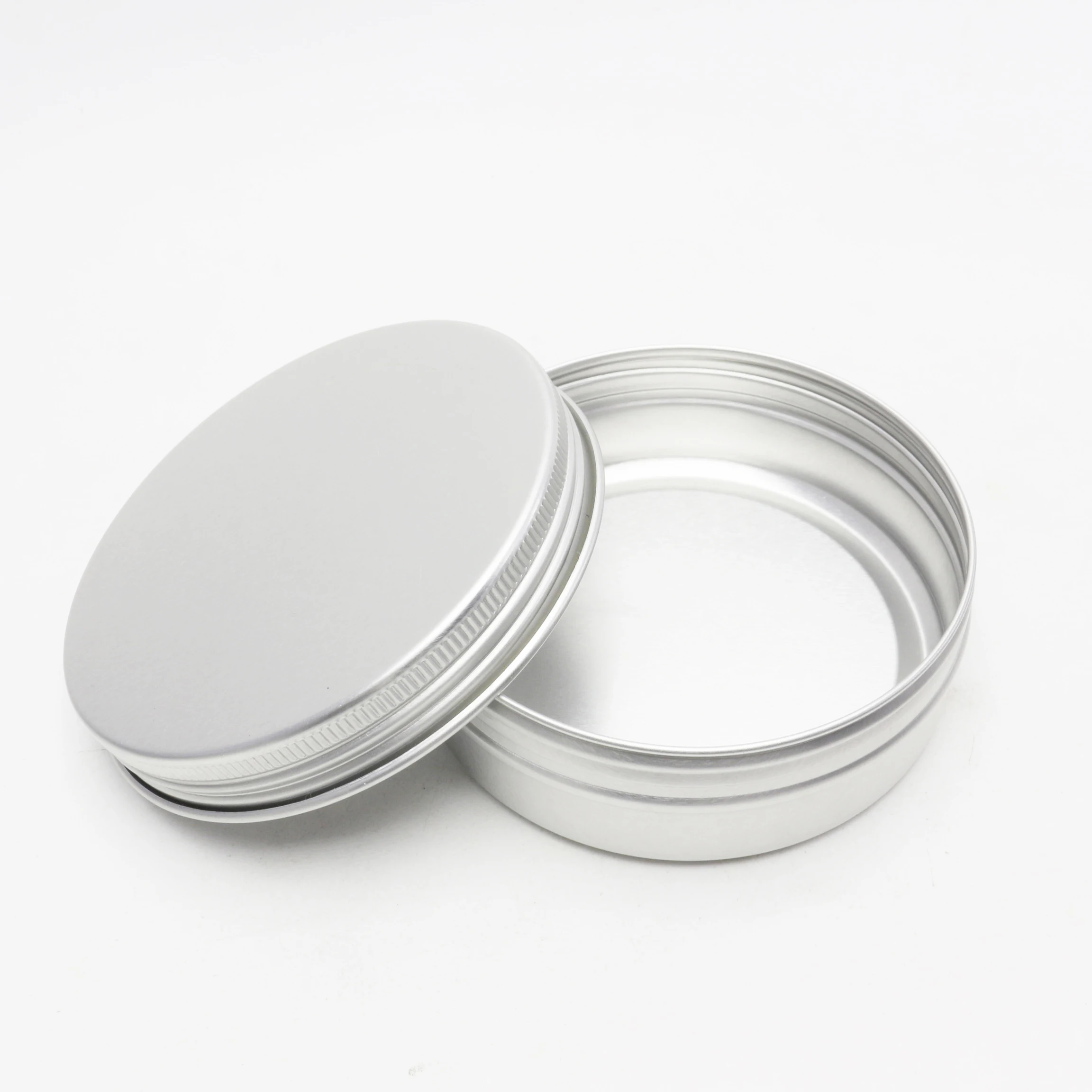2oz 60g Air Tight Aluminum Screw Lid Metal Candy Tea Can Tin Box Tin ...