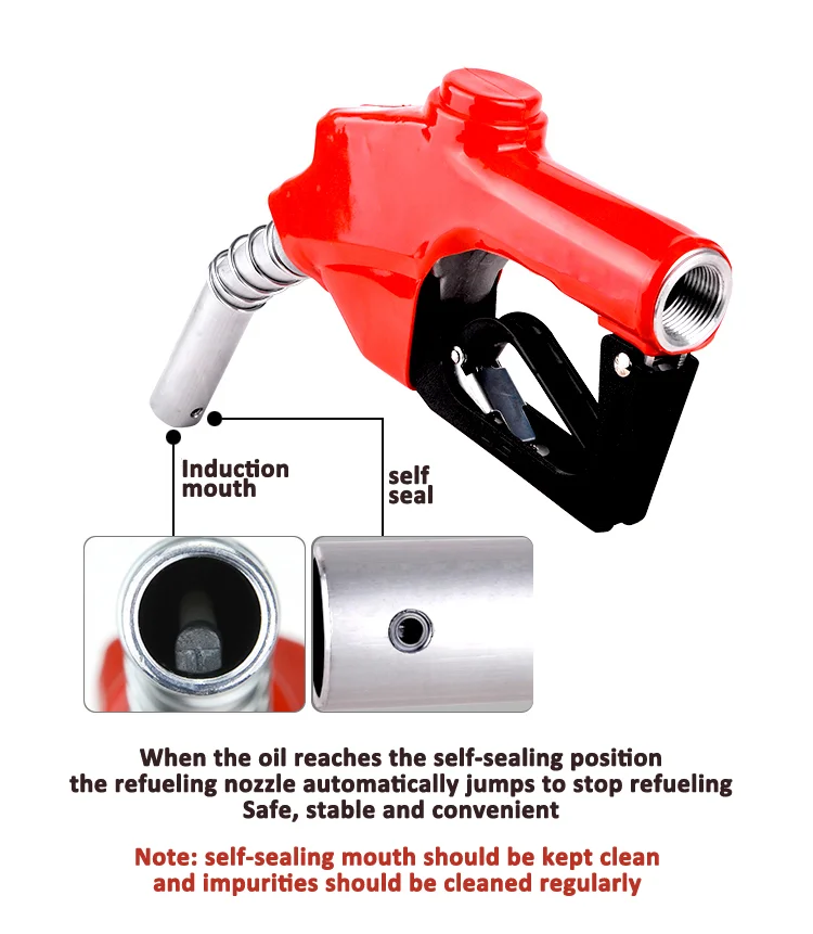 OPW Type Mini Gas Station Fuel Dispenser Automatic Aluminum Nozzle ...