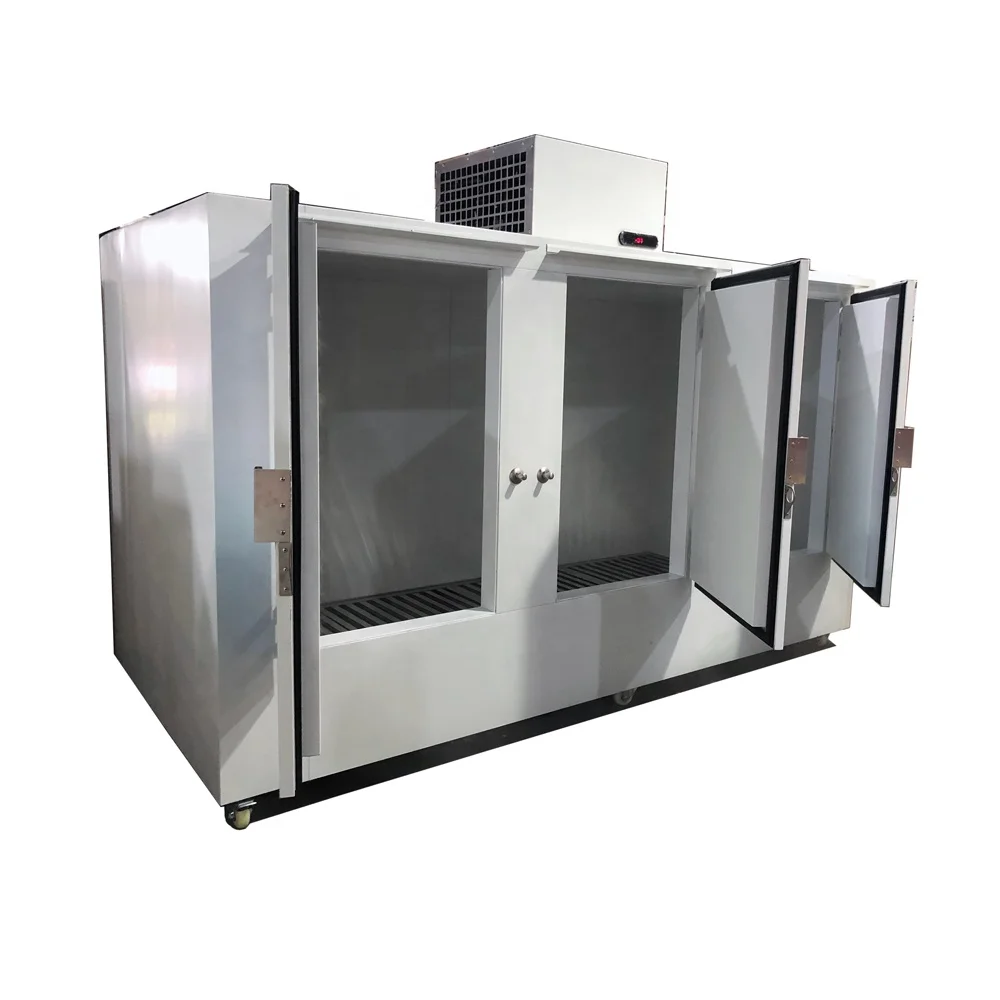 3 Doors Upright 2000 Liters Gas Station Ice Box - Buy Ice Storage ...