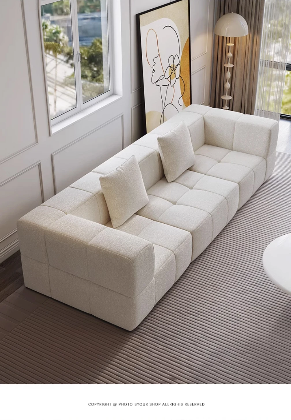 Modular Compression Sofa - Stylish & Functional Furniture