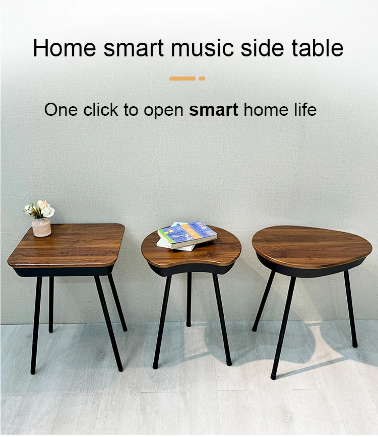 Modern Smart Table Set With Metal Frame Living Room Furniture Smart ...